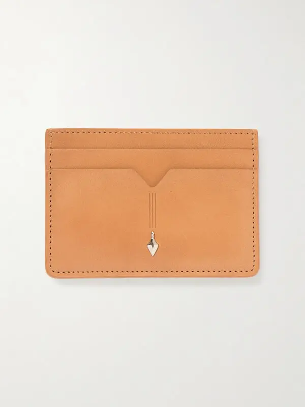 JACQUES MARIE MAGE Theodore Leather Cardholder - Brown