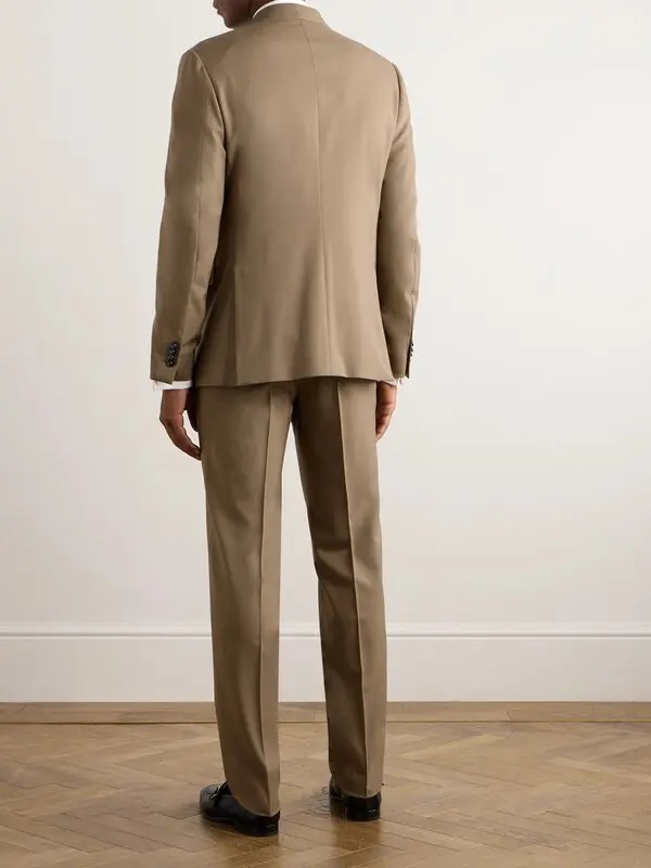 Zegna Double-breasted Trofeo™ Wool-twill Suit