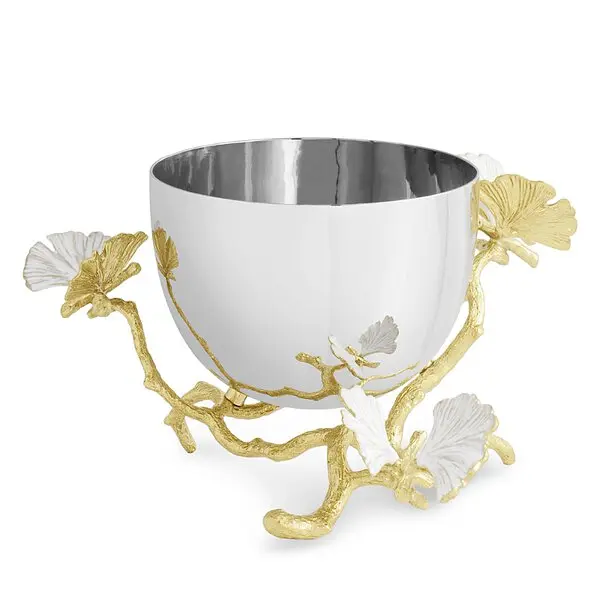 Michael Aram Butterfly Ginkgo Gold Nut Bowl - Silver