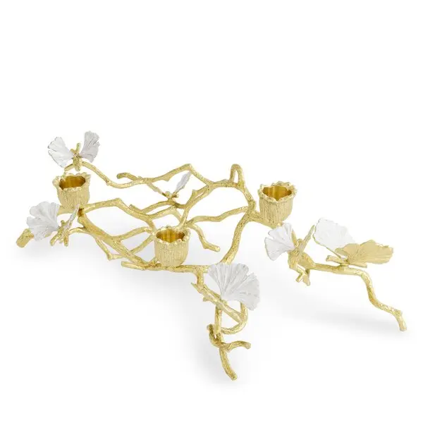 Michael Aram Butterfly Ginkgo Low Candleholders
