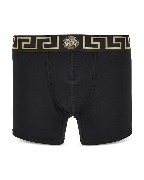 Versace Greca Border Trunks - Black-gold