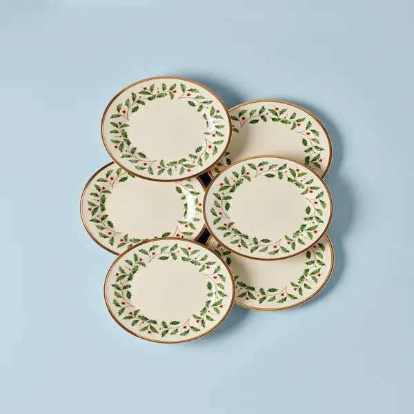 LENOX Holiday Salad Plate, Set Of 6