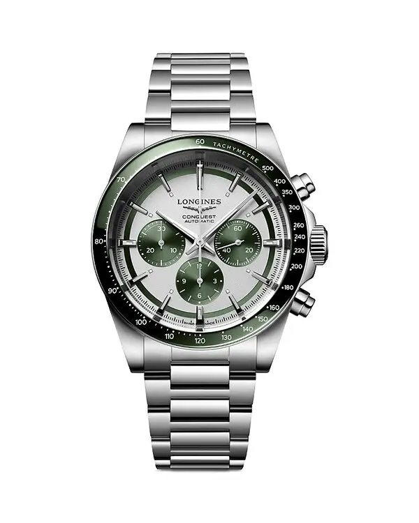 LONGINES Conquest Chronograph 42mm - Silver