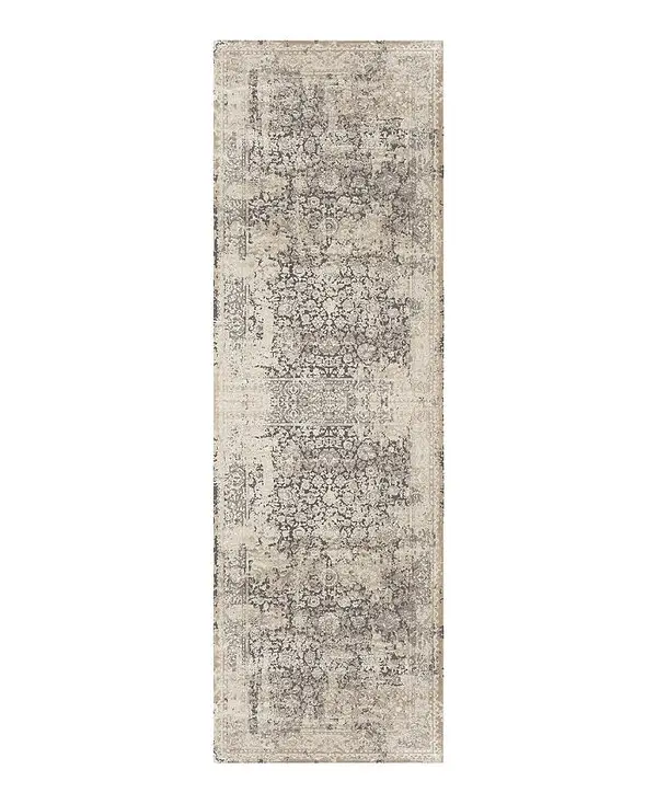 LR HOME Cheshire Chesh-82121 Runner Area Rug, 2'6 X 9'9 - Gray/beige