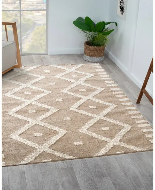 LR HOME Geoblend Geobl-82522 Area Rug, 2' X 3