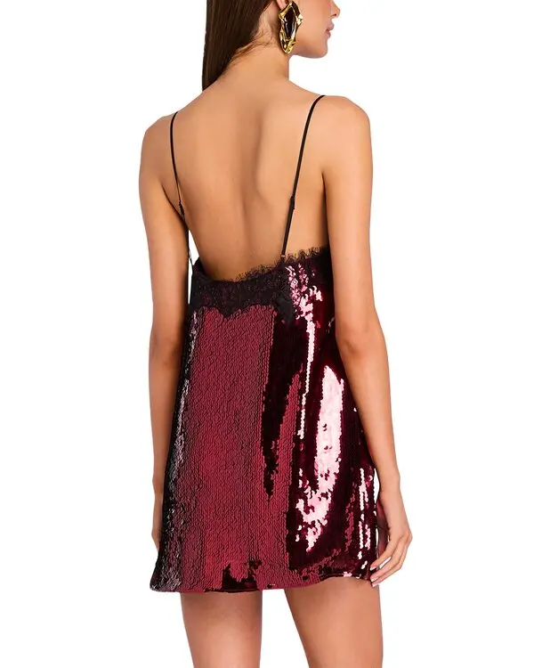 Retrofete Sequin Dress - Port