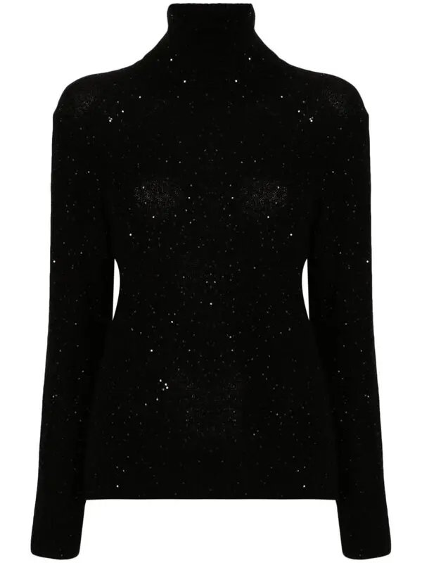 Fabiana Filippi Sequin Embellished Sweater - Black