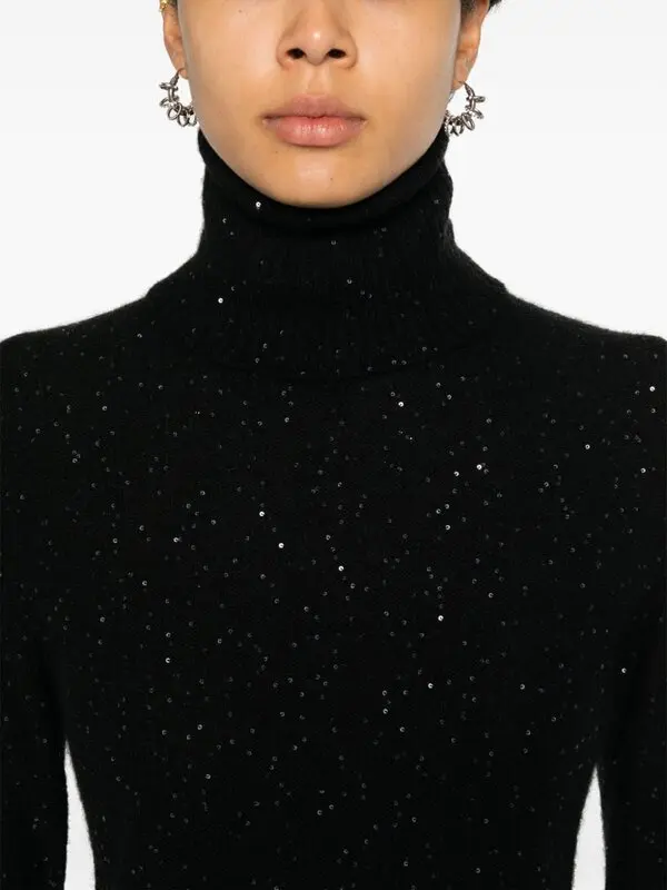 Fabiana Filippi Sequin Embellished Sweater - Black