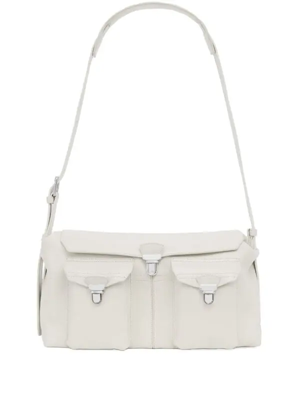 LEMAIRE Gear Pebbled Holdall Bag - Neutrals