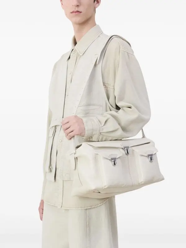 LEMAIRE Gear Pebbled Holdall Bag