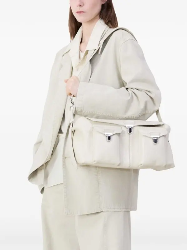 LEMAIRE Gear Pebbled Holdall Bag