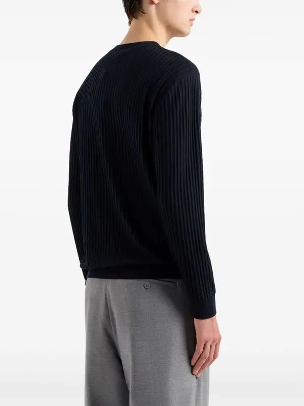 Emporio Armani Ribbed-knit Sweater