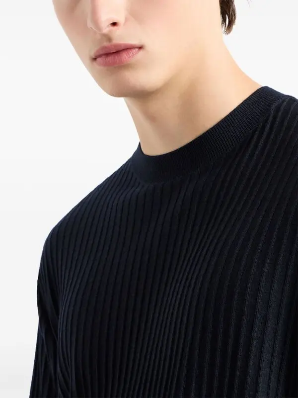 Emporio Armani Ribbed-knit Sweater