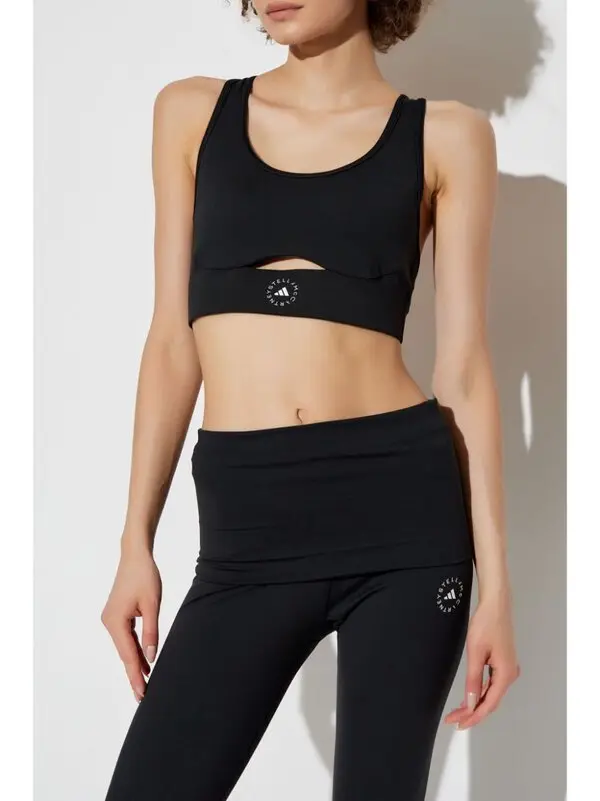 Adidas By Stella McCartney Strappy Sports Bra - Black