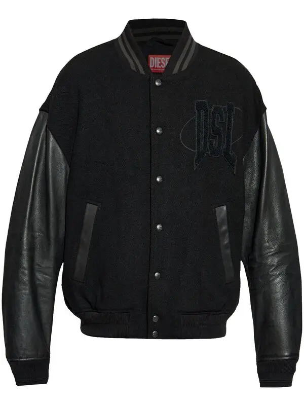 DIESEL® L-nyman Bomber Jacket - Black