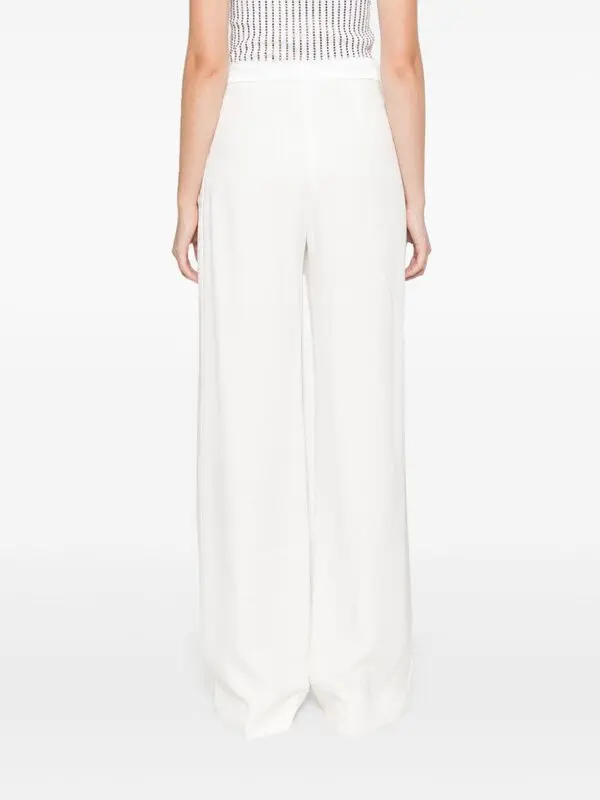 Alberta Ferretti Satin-trim Trousers