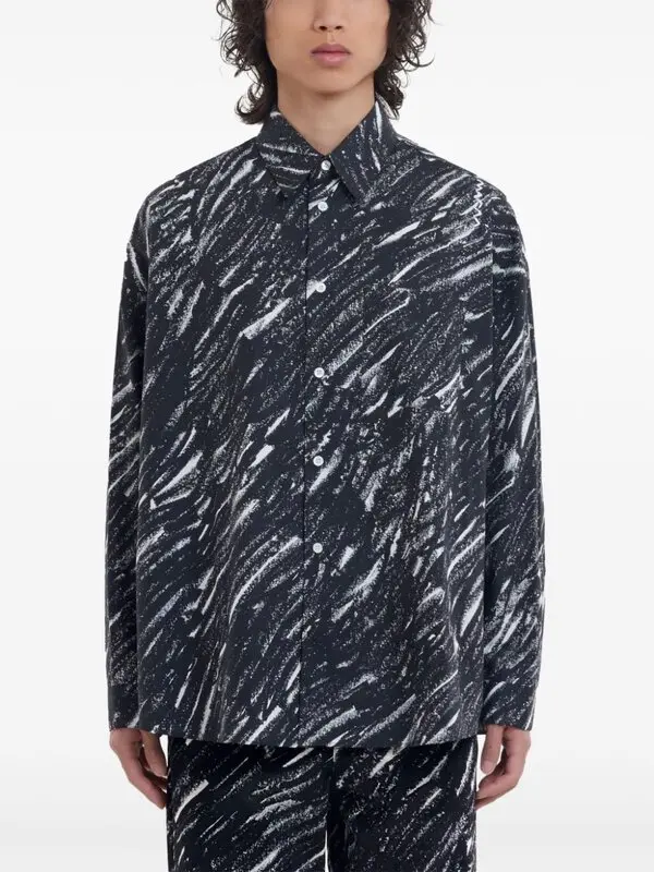 Marni Sketch-style Print Shirt