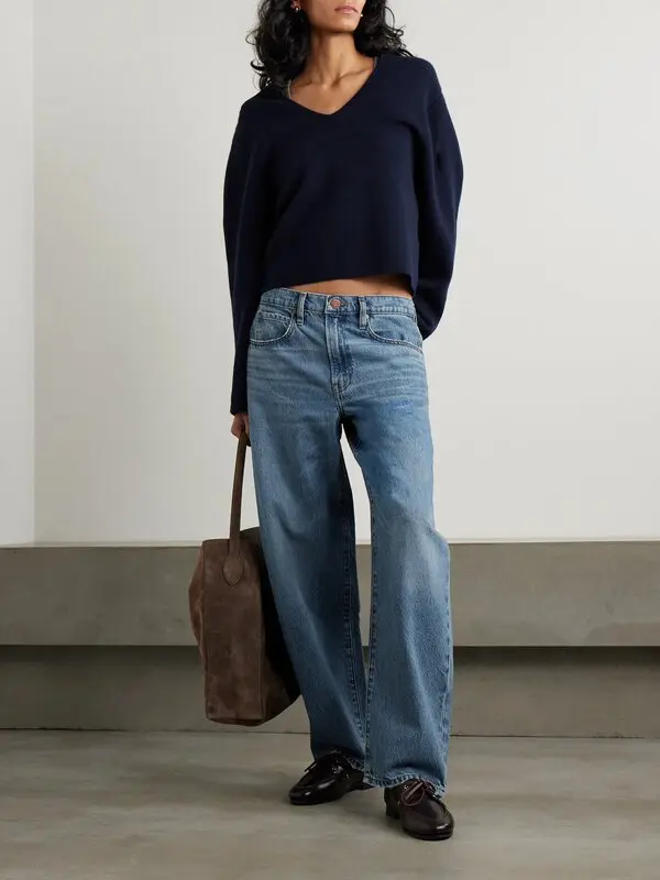 FRAME Low Slung Barrel Boyfriend Jeans