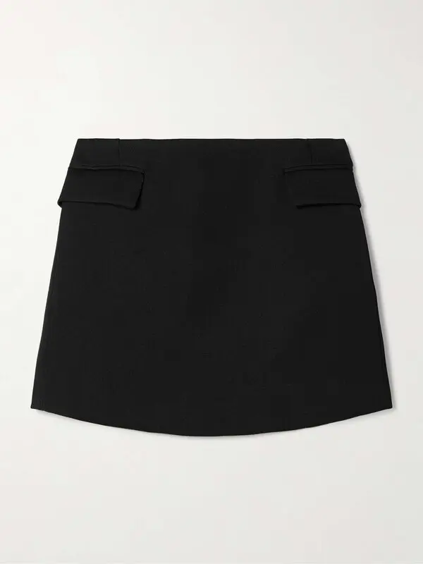 Veronica De Piante Cecily Wool-twill Mini Skirt