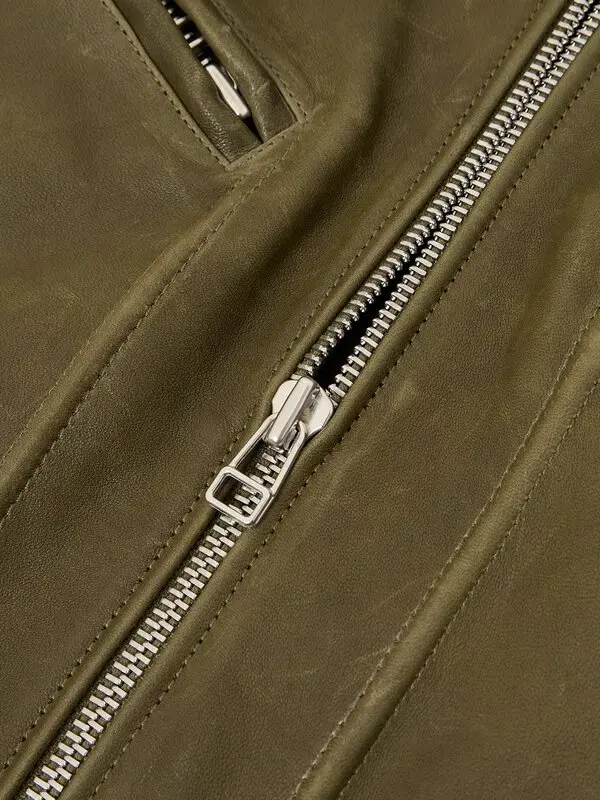 PETAR PETROV The Criminal Padded Leather Jacket