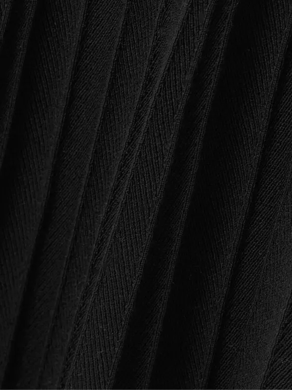 Veronica De Piante Anais Ribbed Wool Midi Dress - Black