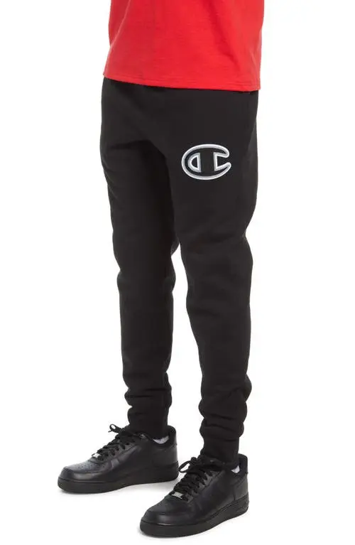 Champion Reverse Weave® Embroidered Logo Sweatpants - Black