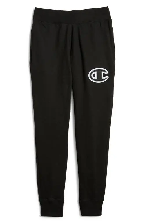 Champion Reverse Weave® Embroidered Logo Sweatpants - Black