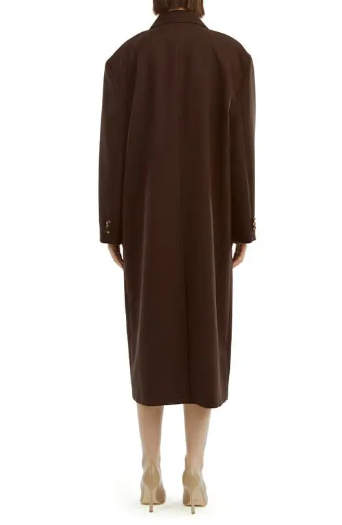 Bardot Maika Longline Overcoat - Dark Choco