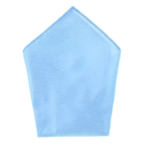 Trafalgar The Gatsby 12 Inch Solid Silk Pocket Square - Light Blue