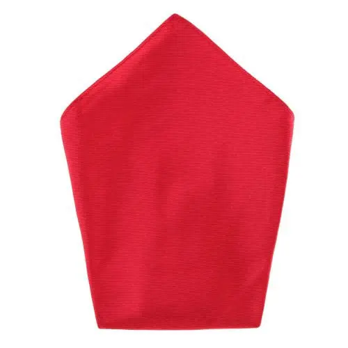 Trafalgar The Gatsby Silk Pocket Square 12x12 Formal Accent - Red