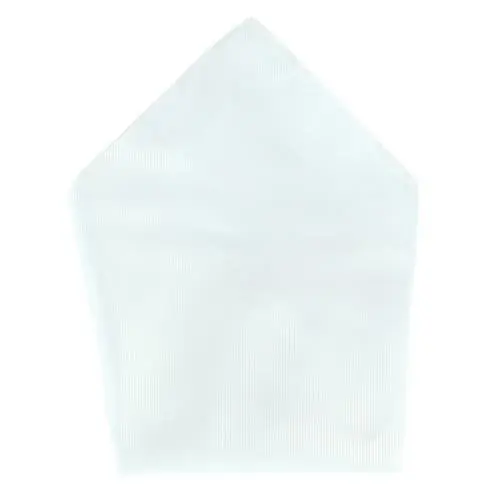 Trafalgar The Gatsby Silk Pocket Square 12x12 Formal Accent - White