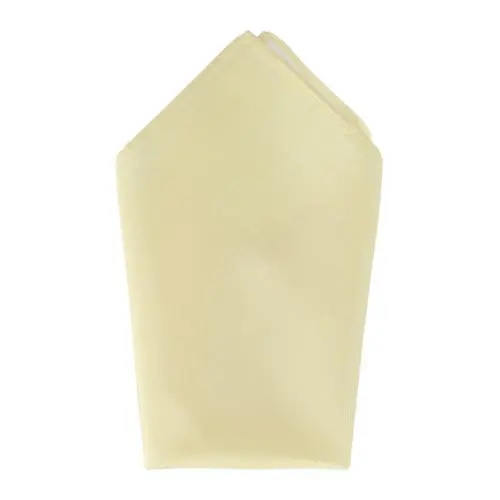 Trafalgar The Gatsby Silk Pocket Square 12x12 Formal Accent - Yellow