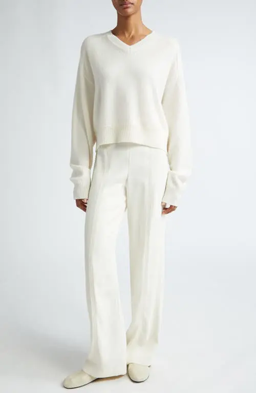 Loulou De Saison Anzor Cashmere V-neck Sweater - Ivory