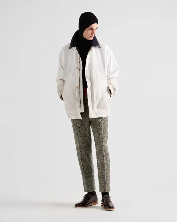 Prada Cotton Jacket - White | Editorialist