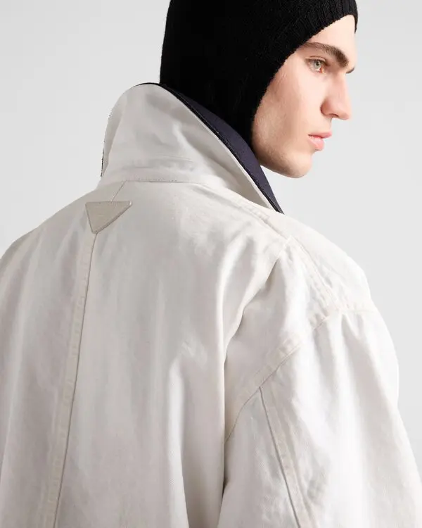 Prada Cotton Jacket - White | Editorialist