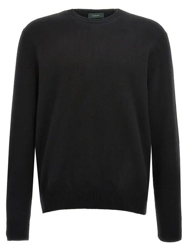 ZANONE Crewneck Sweater - Black