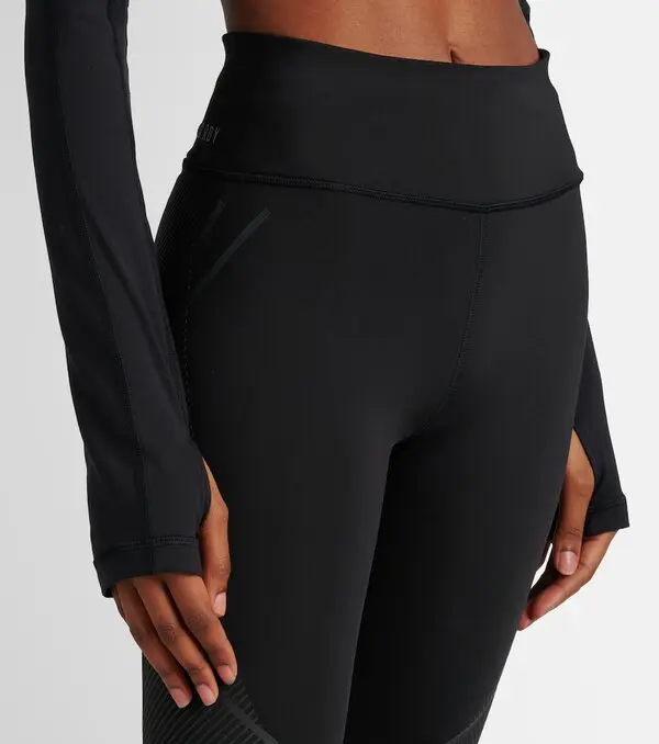 Adidas By Stella McCartney Truestrength Cropped Technical Top - Black