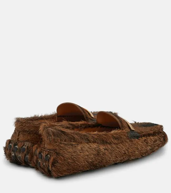 TOD'S Gommino Calf Hair Loafers