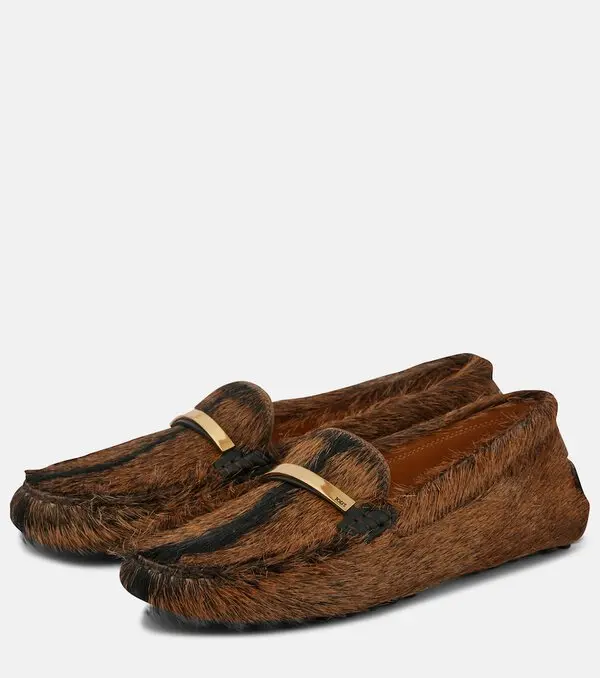 TOD'S Gommino Calf Hair Loafers