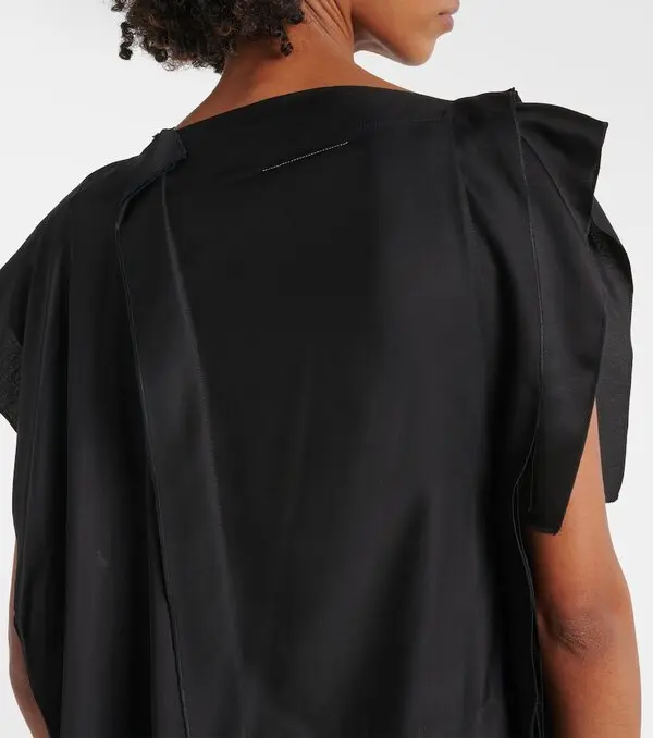 MAISON MARGIELA Gathered Midi Dress