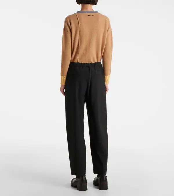 Marni High-rise Tapered Pants