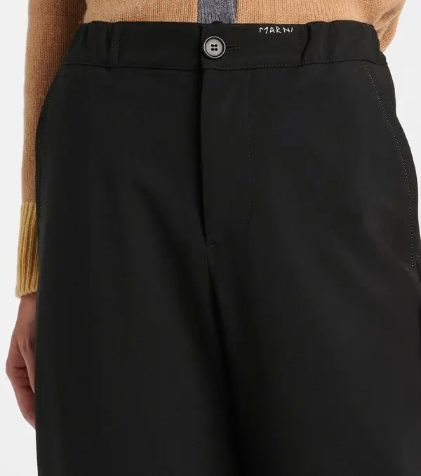 Marni High-rise Tapered Trousers