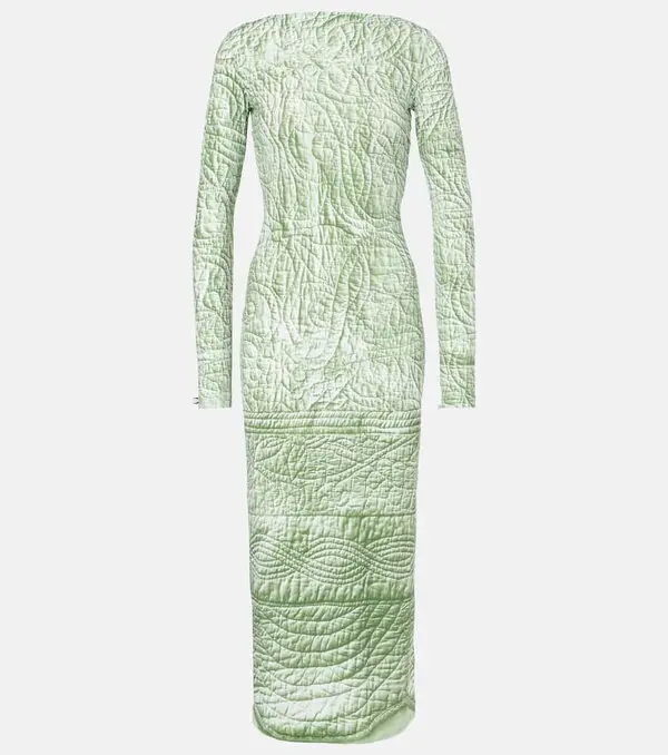 MAISON MARGIELA Printed Jersey Midi Dress