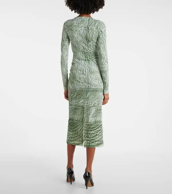 MAISON MARGIELA Printed Jersey Midi Dress
