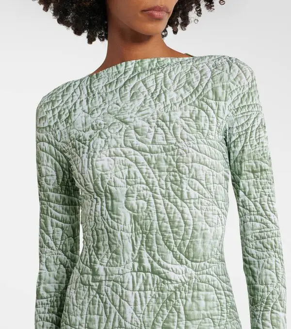 MAISON MARGIELA Printed Jersey Midi Dress