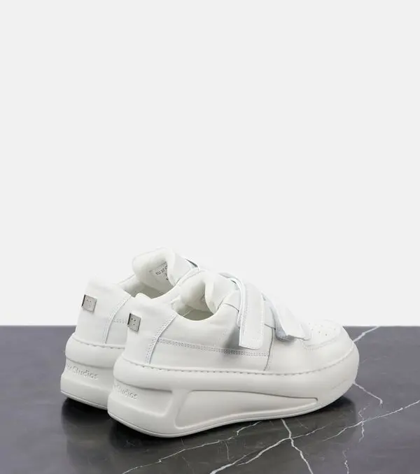Acne Studios Leather Platform Sneakers - White