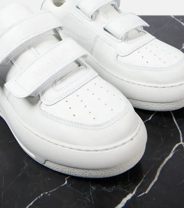 Acne Studios Leather Platform Sneakers - White