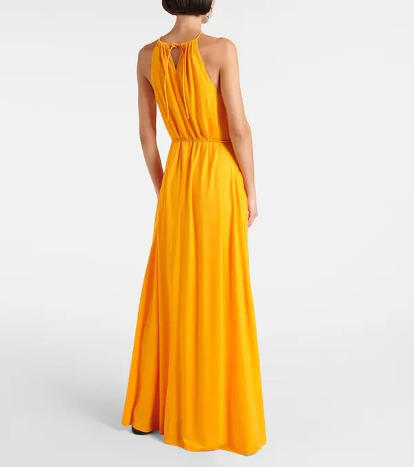 Proenza Schouler White Label Lenny Belted Maxi Dress