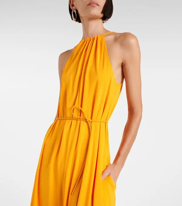 Proenza Schouler White Label Lenny Belted Maxi Dress
