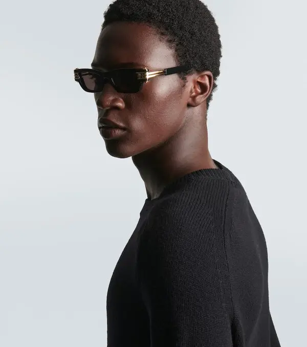 Bottega Veneta Rectangular Sunglasses